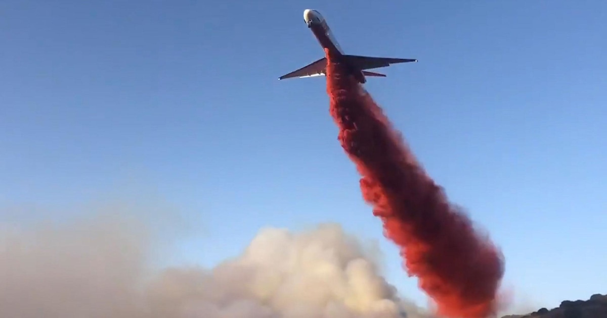 Watch: Brush fire causes evacuations in Orange County, California