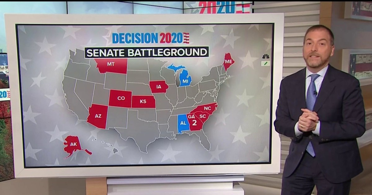 2020 Senate map shows GOP seats in red states threatened