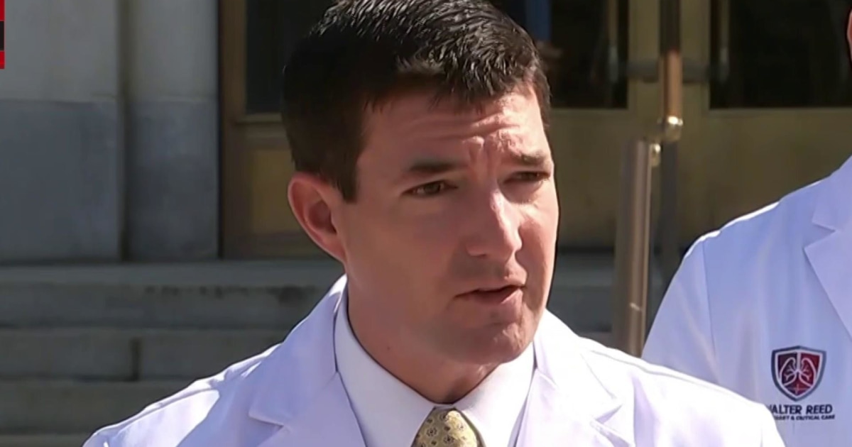 Trump’s doctor says he received supplemental oxygen for Covid-19