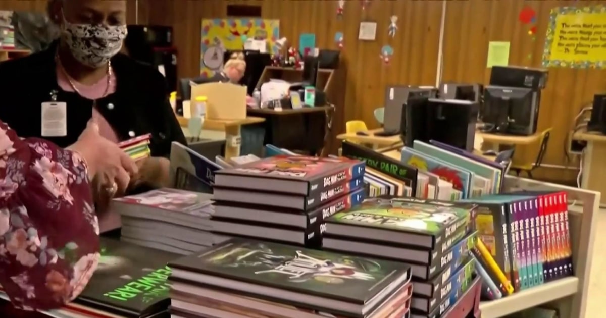 Book donations from across the U.S. after hurricane destroys school library