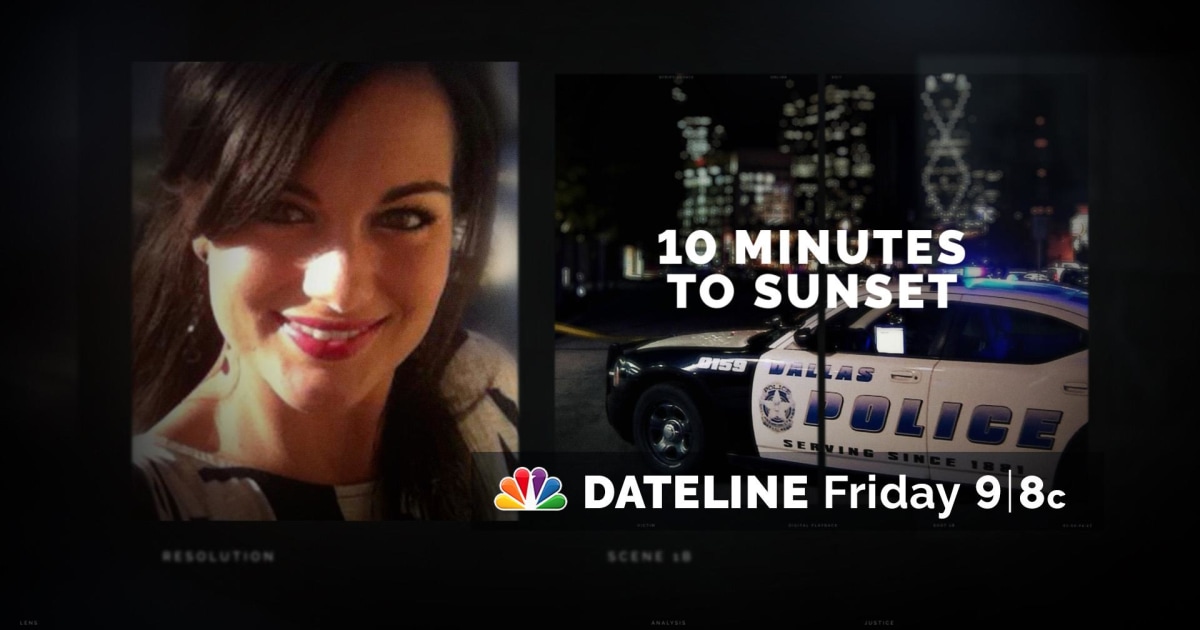 DATELINE FRIDAY SNEAK PEEK: 10 Minutes to Sunset