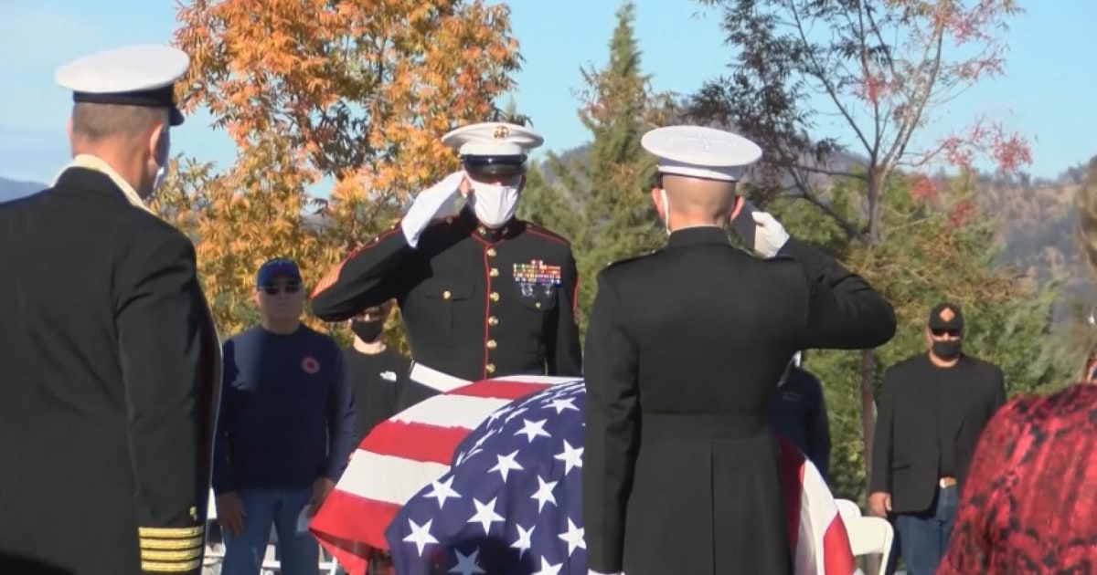 Fallen WWII marine laid to rest in California nearly eight decades later