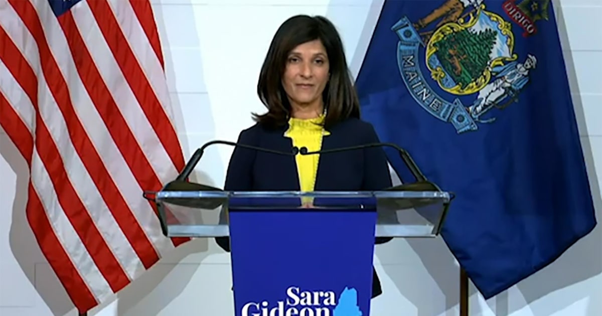 Watch: Maine Democrat Sara Gideon concedes to Sen. Susan Collins