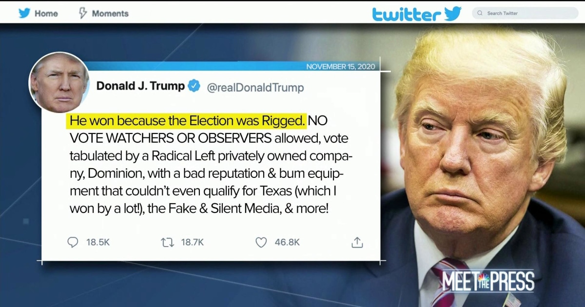 Klain: Trump tweet is 'further confirmation of the reality that Biden ...