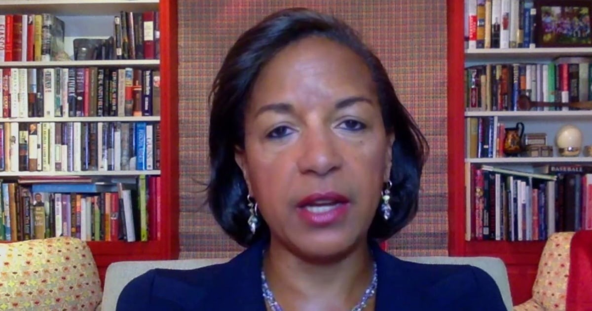 Susan Rice: Americans will decide the election, not Trump