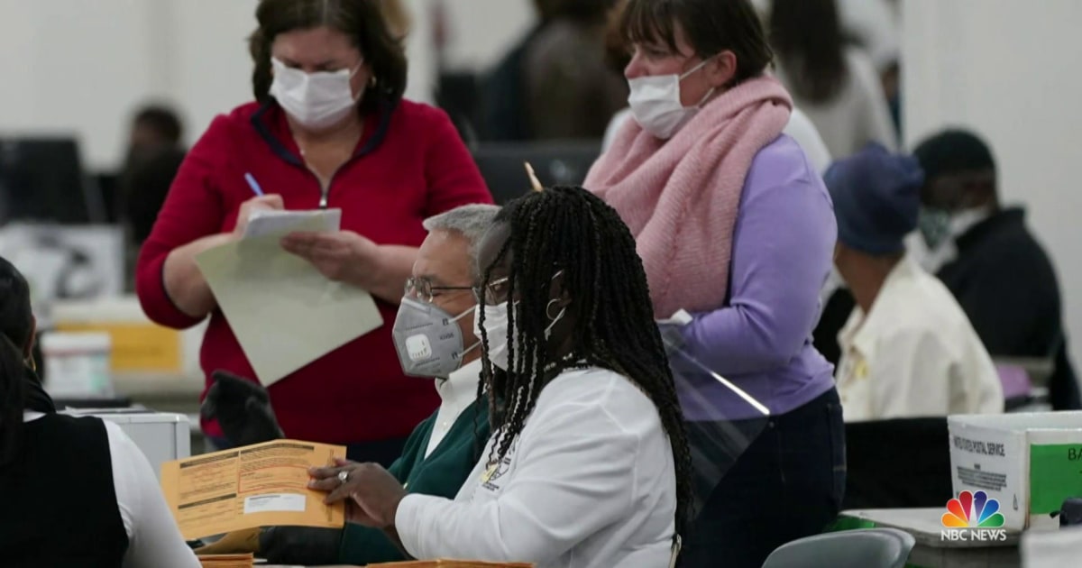 A thank you to election workers tirelessly counting votes