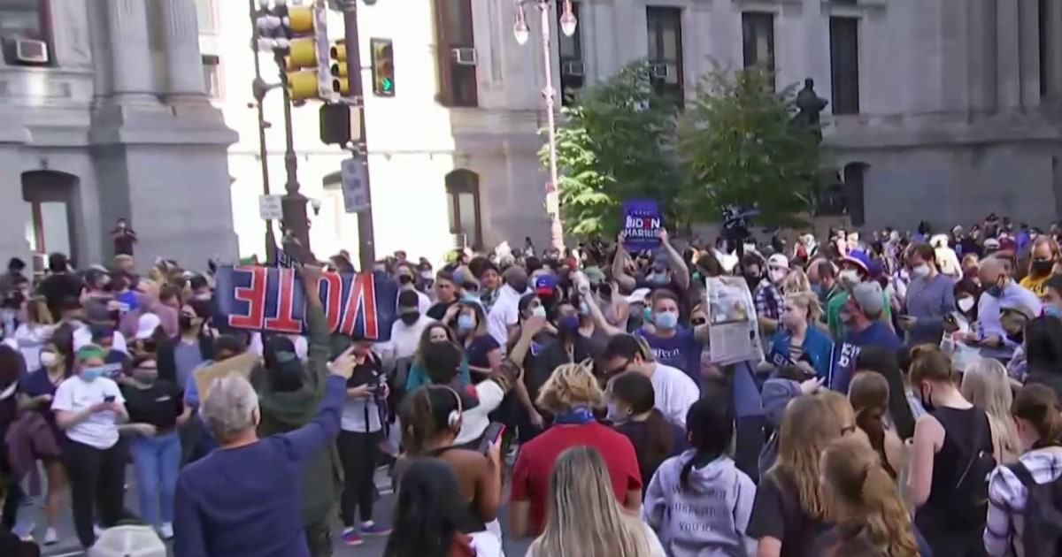 Celebrations in U.S. cities after Biden projected winner of 2020 election