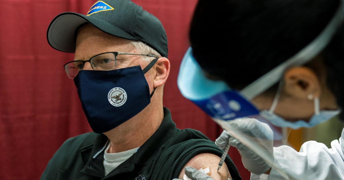 Acting Secretary Defense Chris Miller gets Covid vaccine at Walter Reed ...
