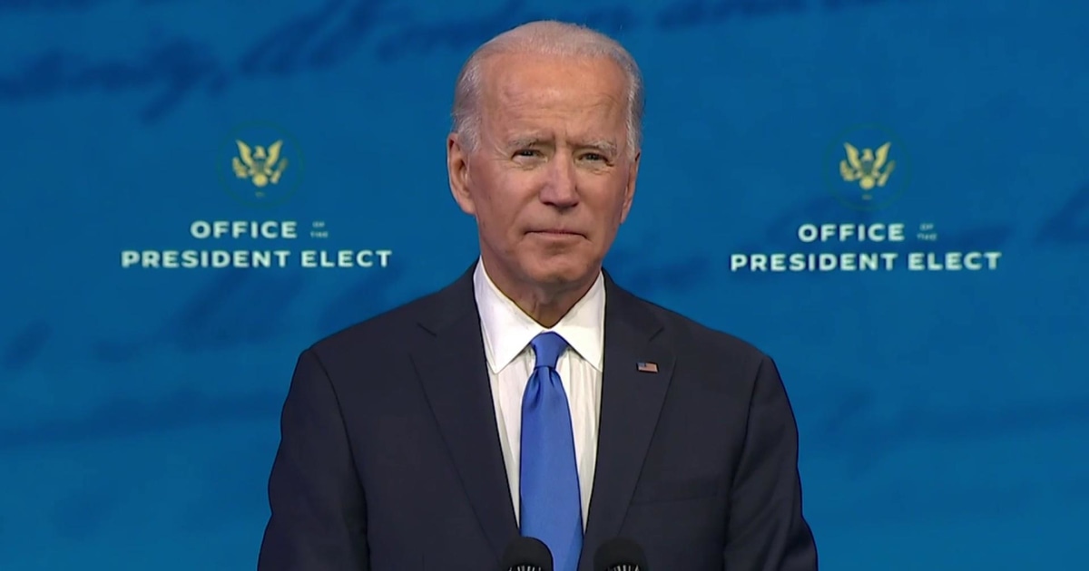 President-elect Biden speaks after Electoral College vote