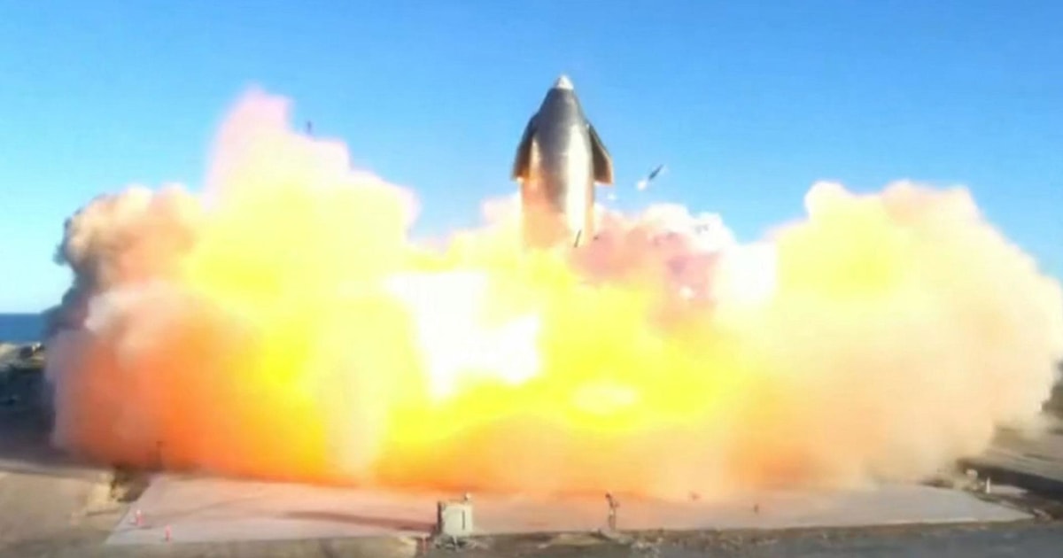 SpaceX Starship explodes on attempted landing during test flight