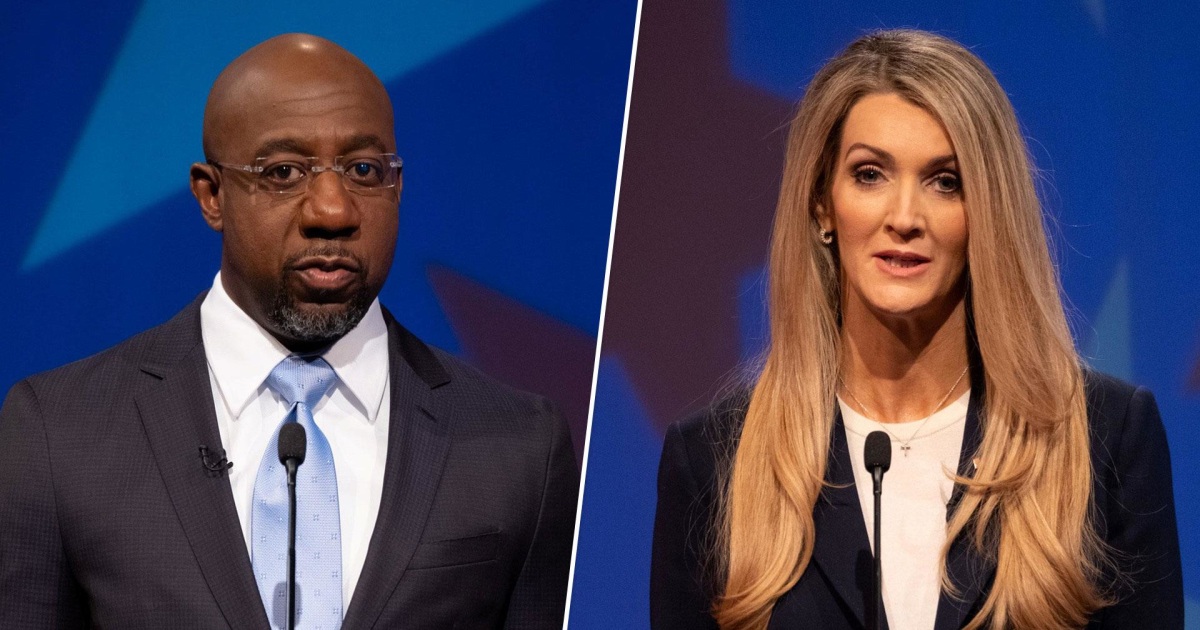 Sen. Kelly Loeffler and Raphael Warnock face off in Georgia Senate ...