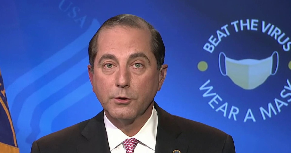 HHS Secretary Azar details Covid-19 vaccine rollout plan