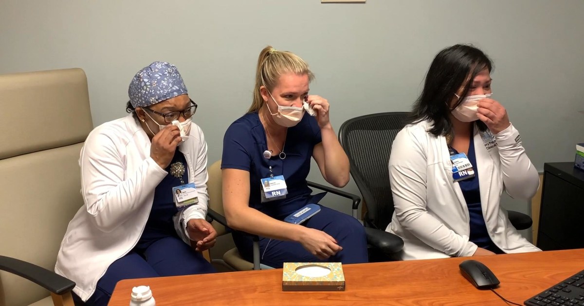 NFL commissioner Roger Goodell surprises health care workers with Super ...