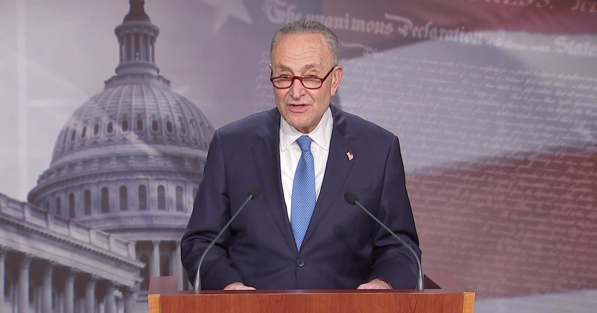 After Georgia runoffs, Schumer says relief checks will be first ...