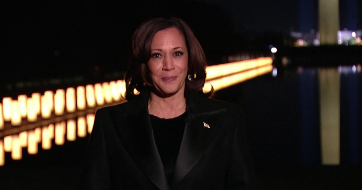 Harris asks Americans to 'believe in what we can do together'