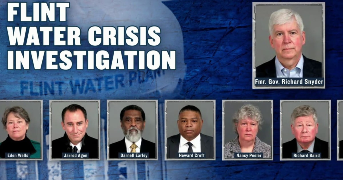 Ex-governor, former Michigan officials charged in Flint water crisis