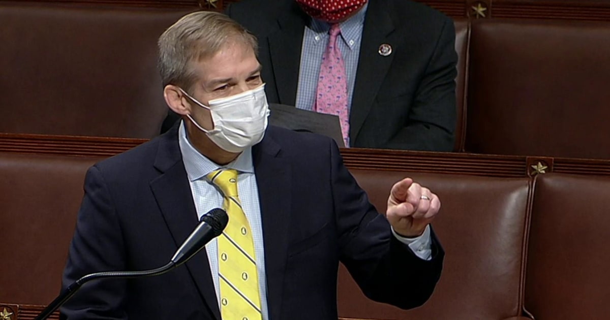 Rep. Jordan accuses Democrats of a 'double standard' as House debates ...