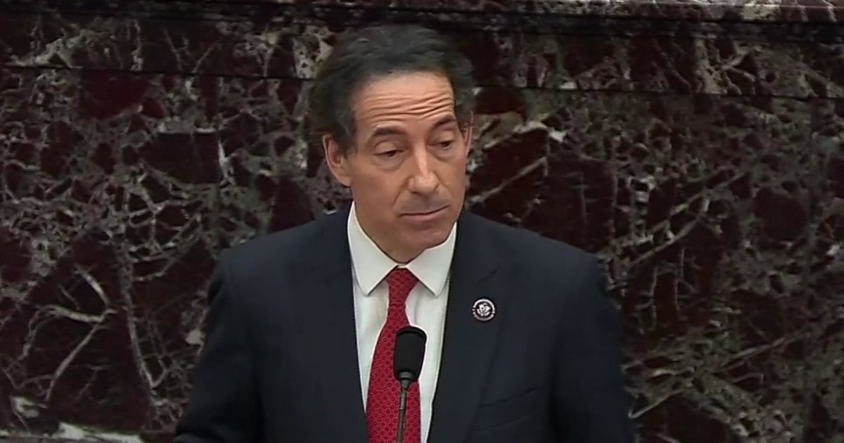Rep. Raskin recounts his experiences during the Capitol riot at Senate ...