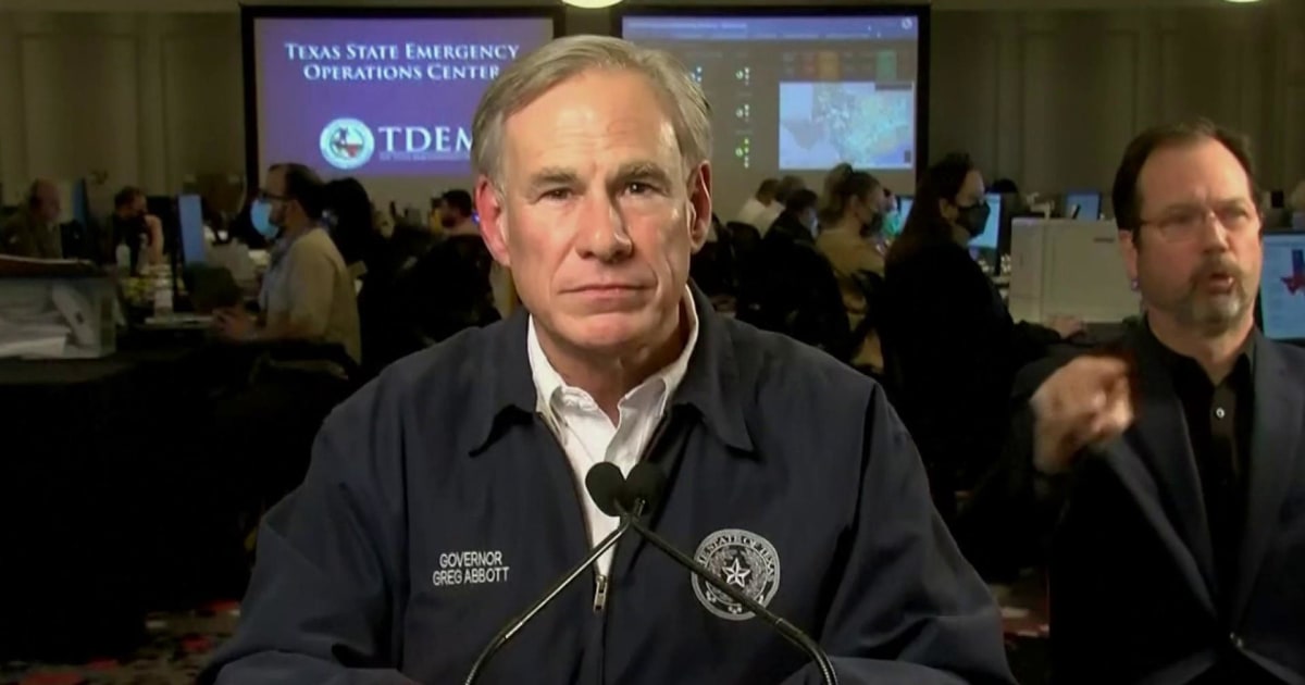 Texas Governor Abbott gives update on power outages