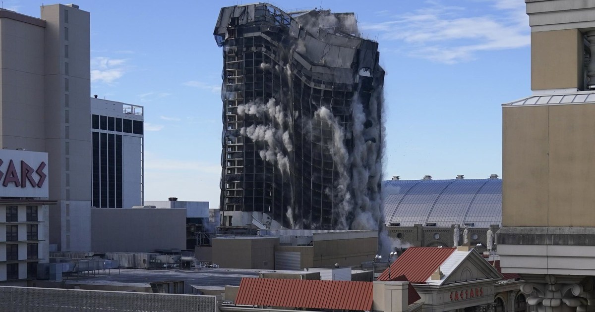 WATCH: Trump Plaza in Atlantic City is demolished