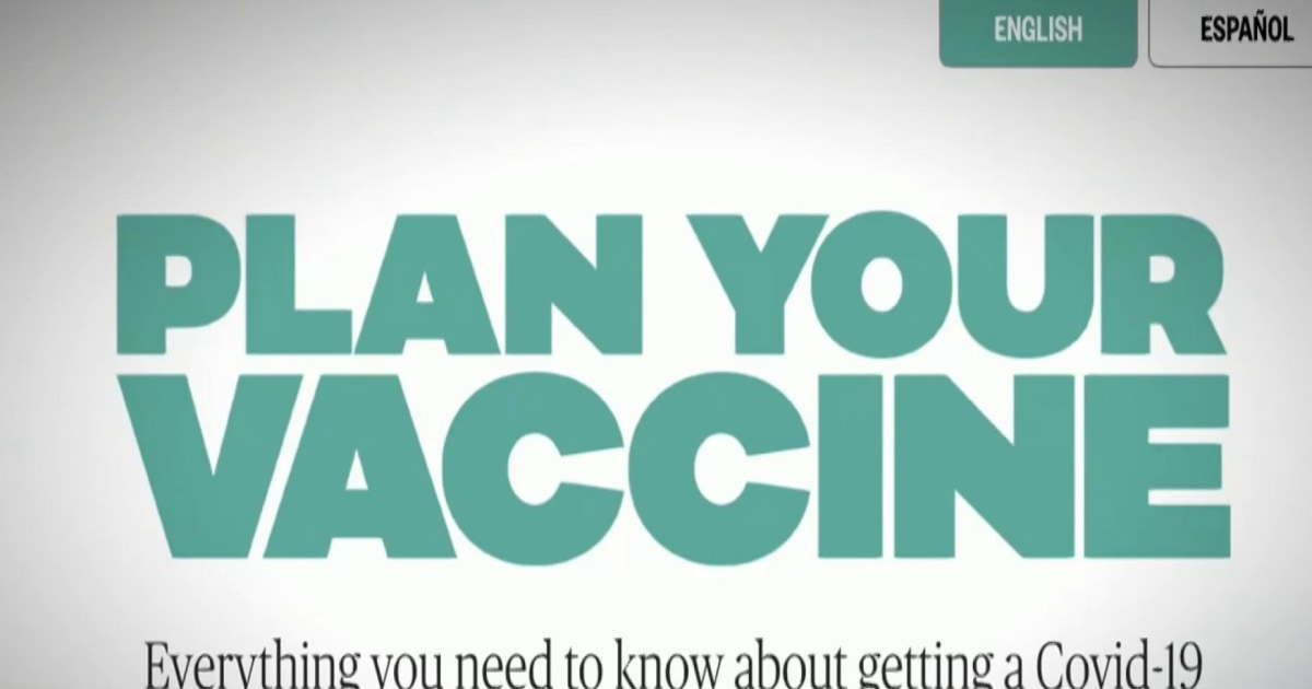 New Plan Your Vaccine tool: how it works and what to expect