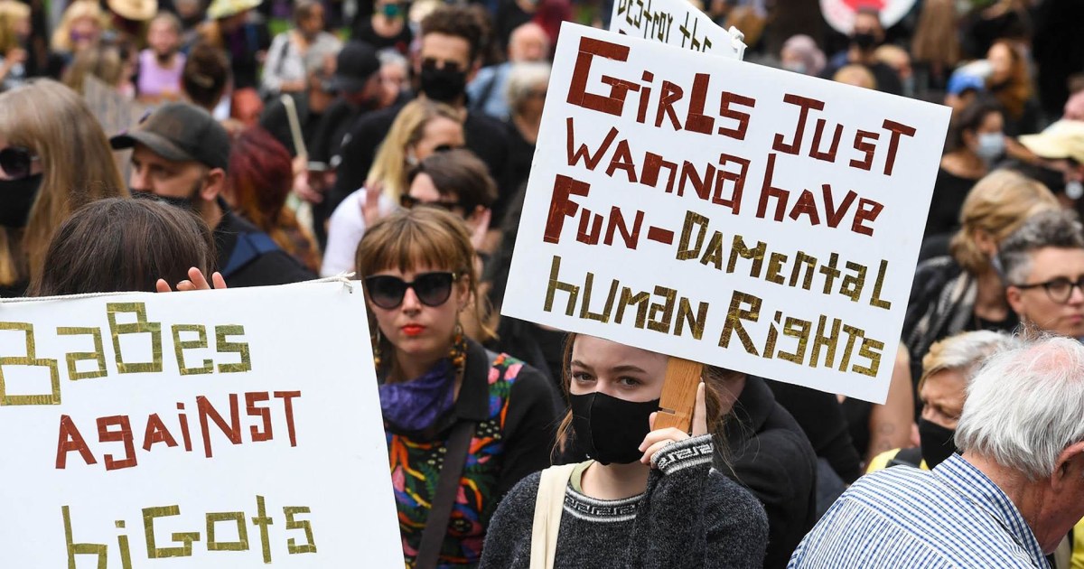 Huge Protests Demand Gender Equality End To Sexual Violence In Australia