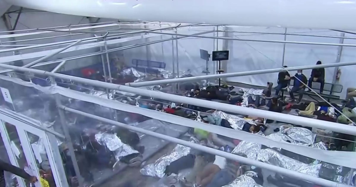 First look inside crowded border patrol facility holding unaccompanied ...