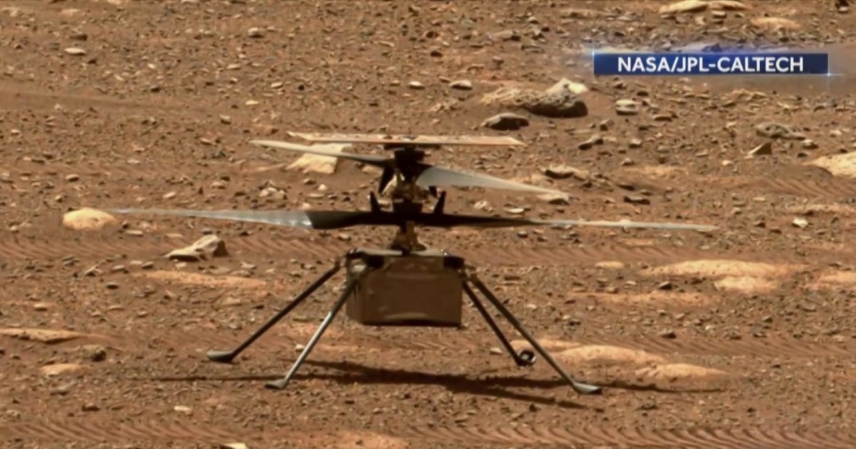 Ingenuity completes first flight of a powered aircraft on Mars