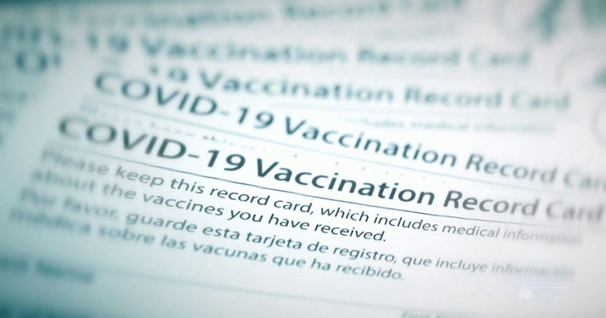 New warning about fake Covid vaccine cards