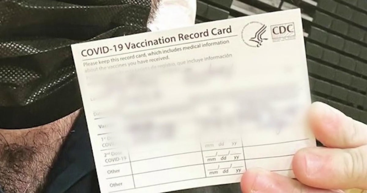 Scammers work to sell fake Covid vaccination cards online