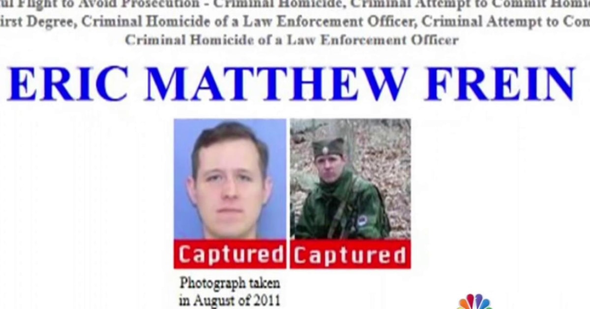 Authorities Capture Accused Cop Killer Eric Frein