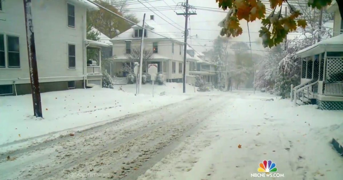 Wicked Storm Ushers in Winter-Like Weather