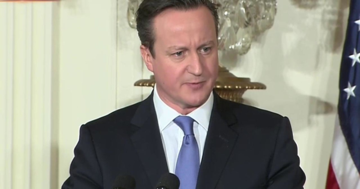 Cameron Addresses Speaking to Senators About Iran