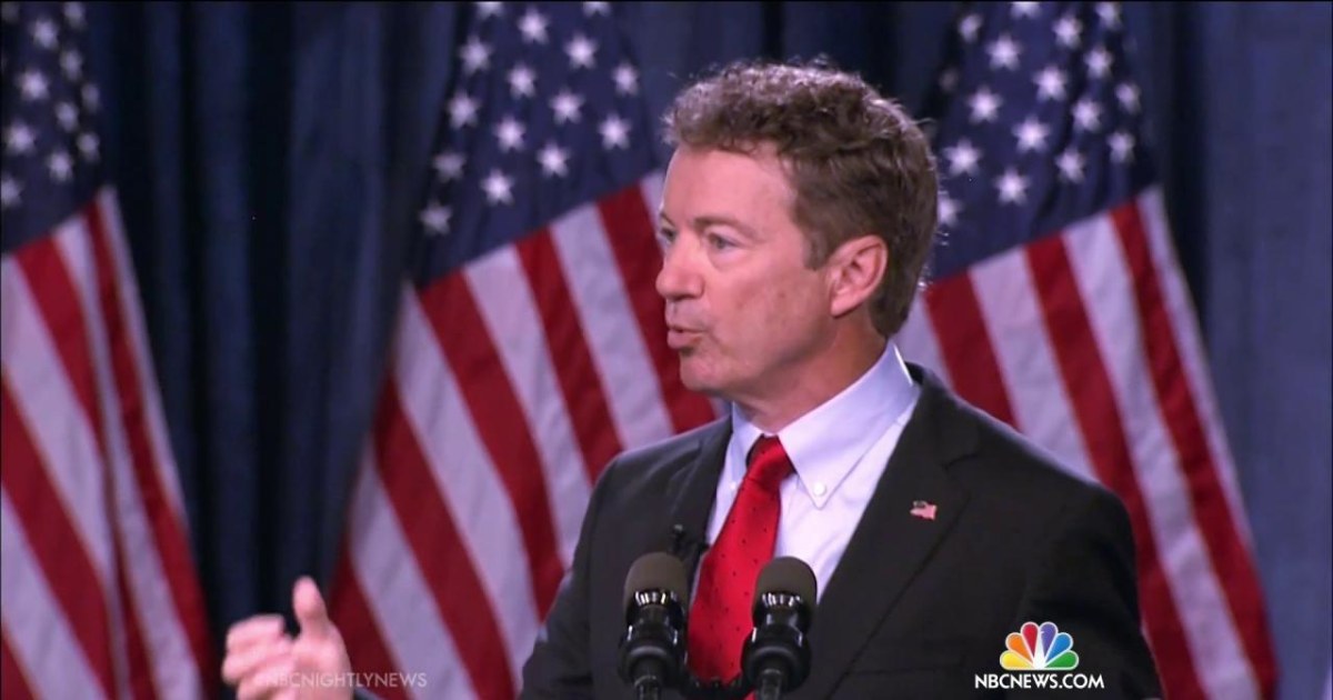Senator Rand Paul Launches Presidential Campaign