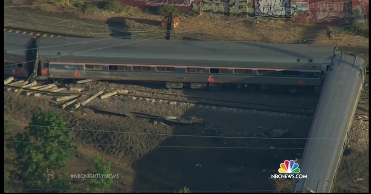 Did Rocks Hit Amtrak Train Before Crash?