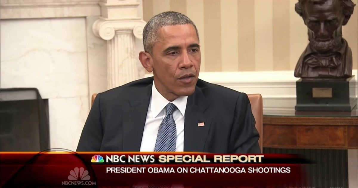 President Obama Offers Remarks on Chattanooga Shooting