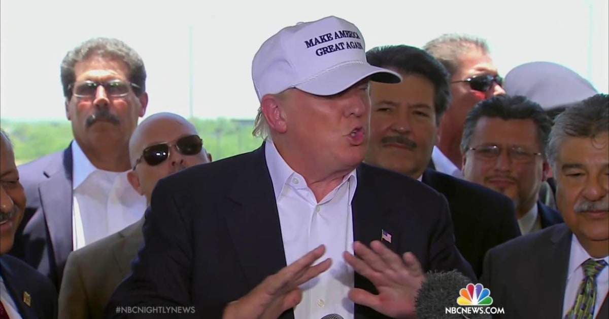 Donald Trump Visits the U.S.-Mexico Border