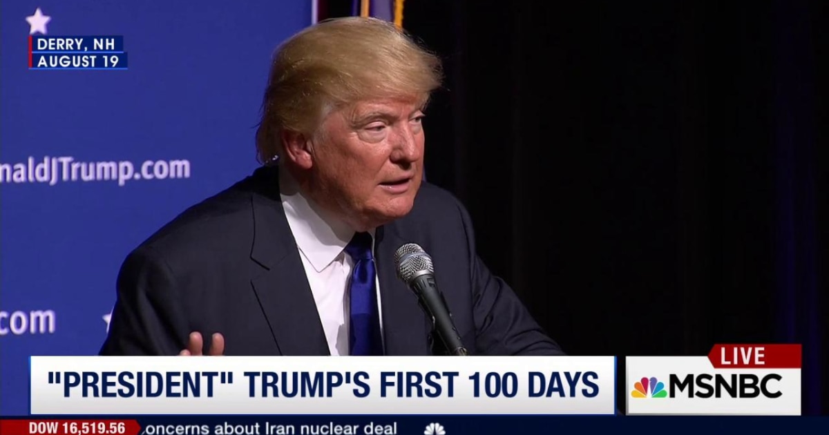Donald Trump's first 100 days as President