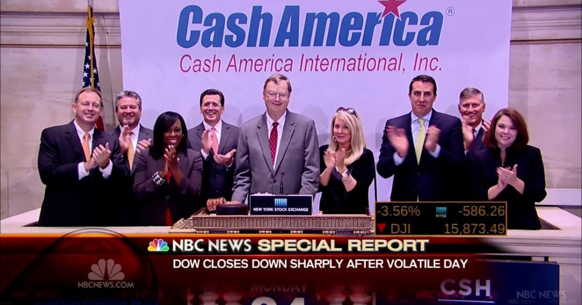 NBC News Special Report: NYSE Closes Down After Monday Sell-Off