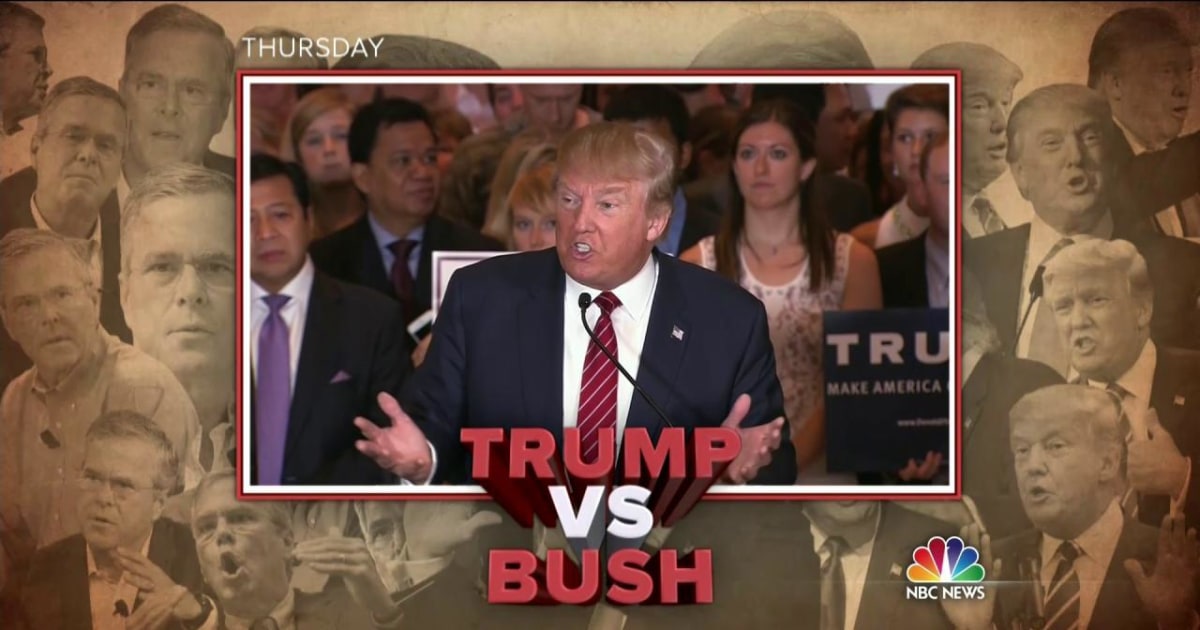 Trump vs. Bush: Campaign Fight Heats Up