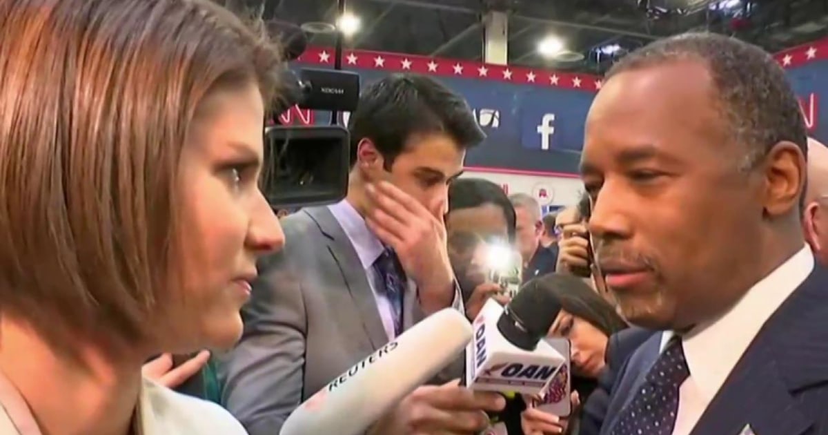 Carson on Tuesday's debate performance