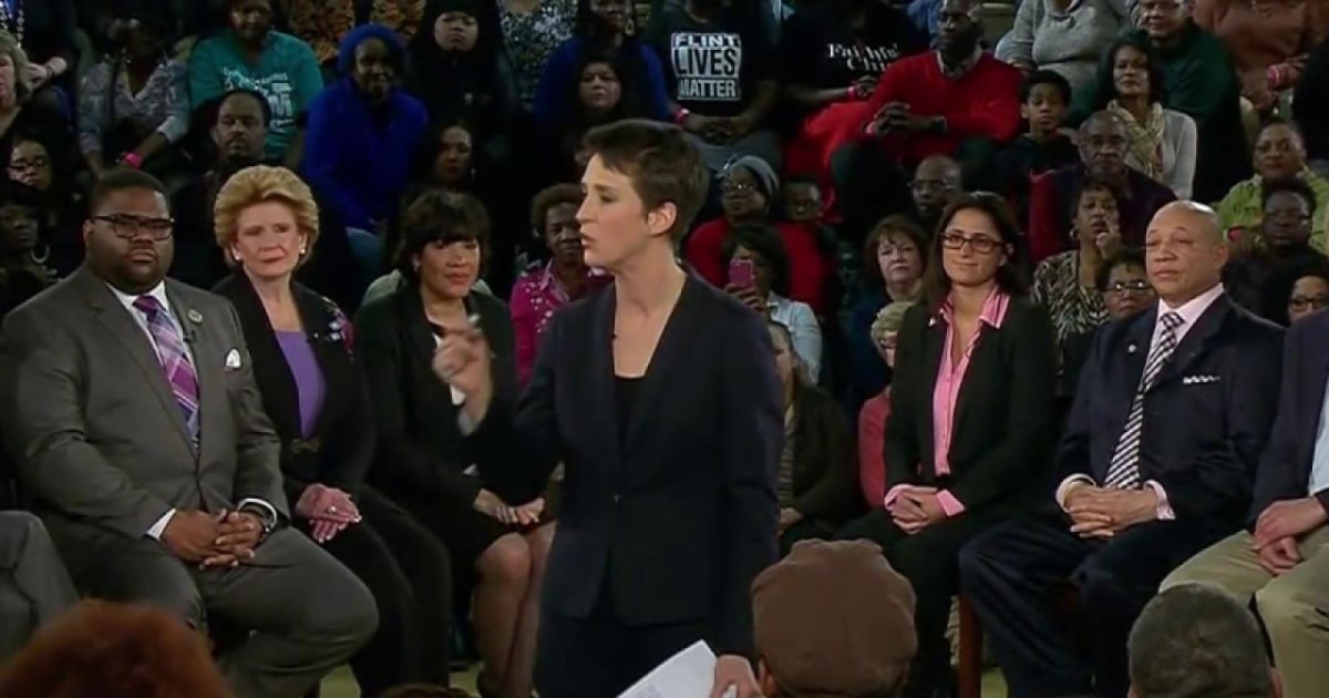 Rachel: Flint water crisis will be solved