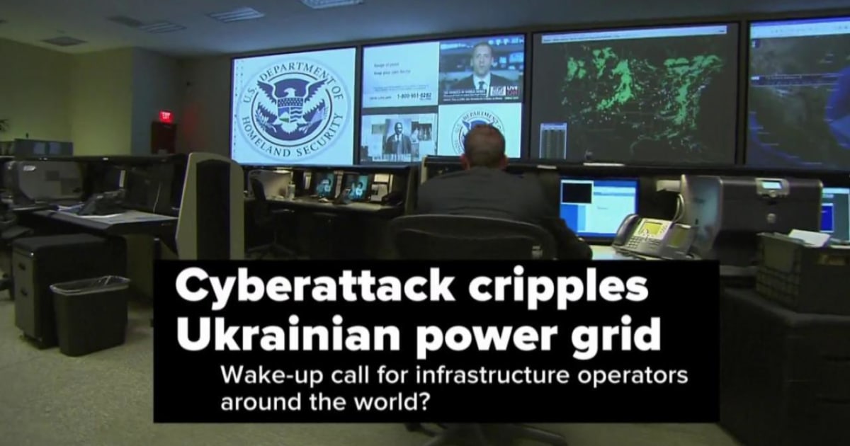 Cyberattack cripples Ukrainian power grid