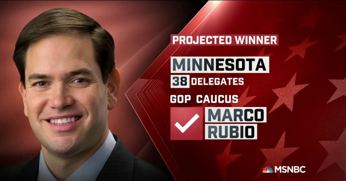 Rubio projected winner of MN GOP caucus
