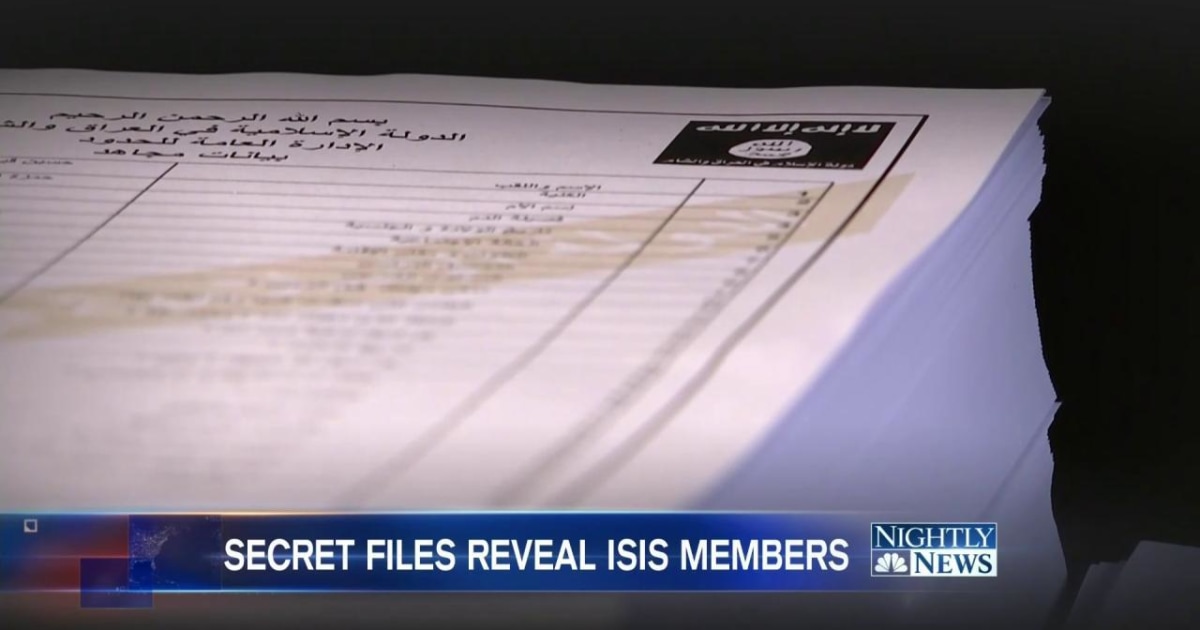 Apparent ISIS Recruitment Forms Give Rare Look Inside Terror Operation