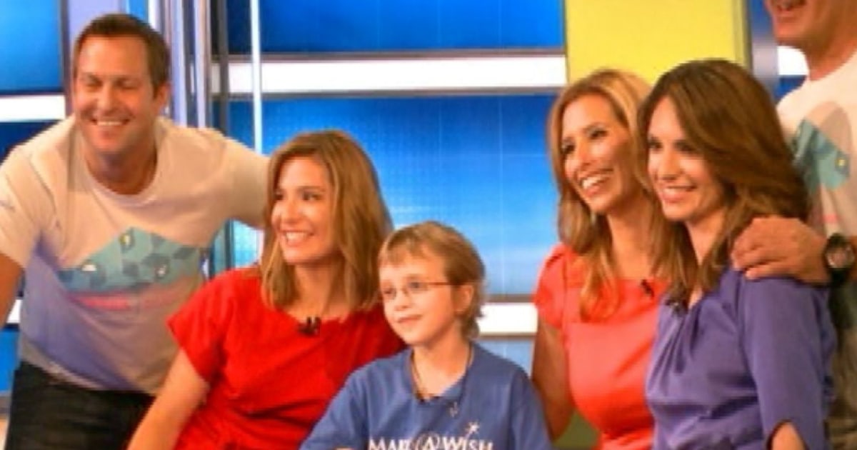 Cancer patient, 8, makes debut as weather anchor