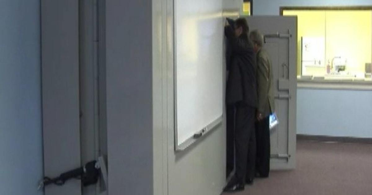 School tests bulletproof shelter in classrooms