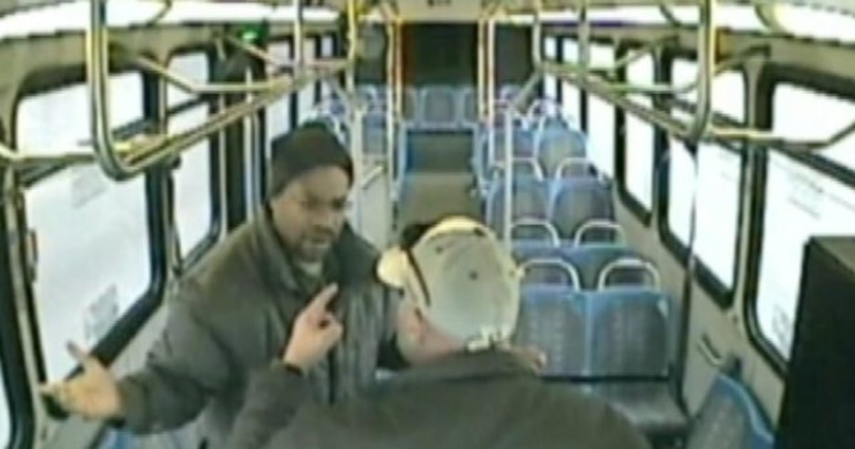 Caught on camera: Bus beating