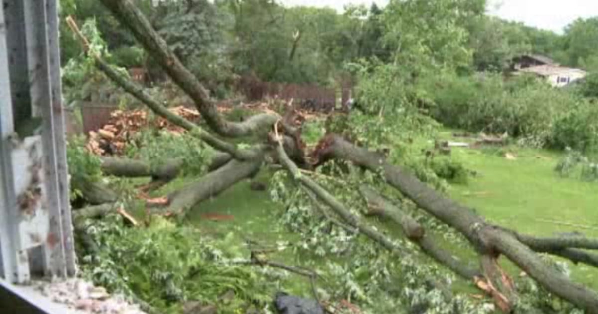Powerful Storm Thrashes Madison, Wisconsin