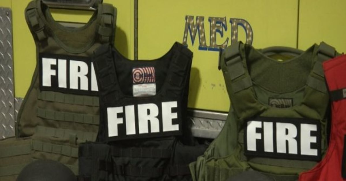 Firefighters Receive Body Armor